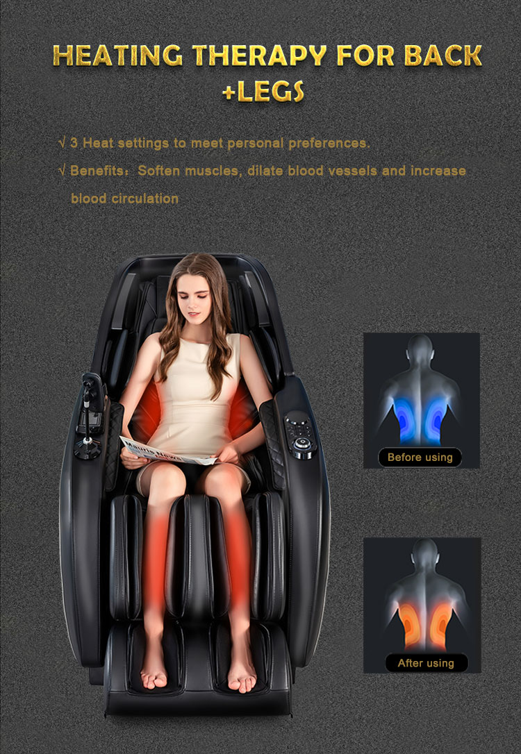 Music Full Body Zero Gravity L Track Massage Chair With Shiatsu Buy Shiatsu Massage Chair